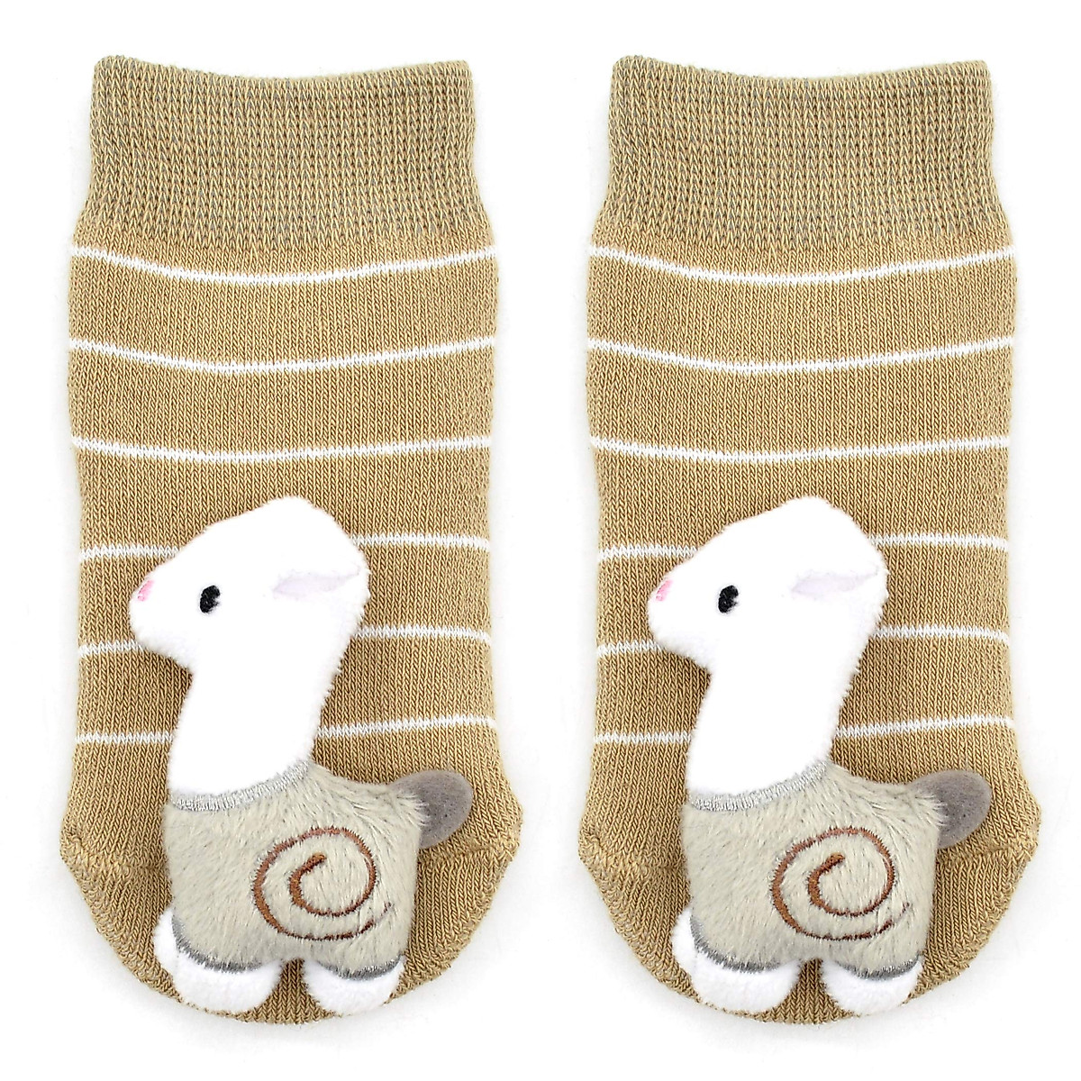 Piero Liventi Llama Boogie Toes Rattle Sock, 1 Pair (0-1Y) Rattles Foot Finder, Rattle Sock Baby Toddlor Toy, Present Gift for Newborn Infant Babies Boy Girl Bebe