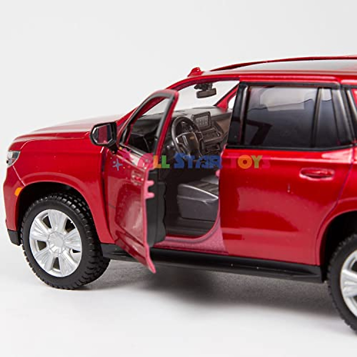 Maisto 2022 Chevy Tahoe 1:26 Scale Diecast Model 31533 (Red)