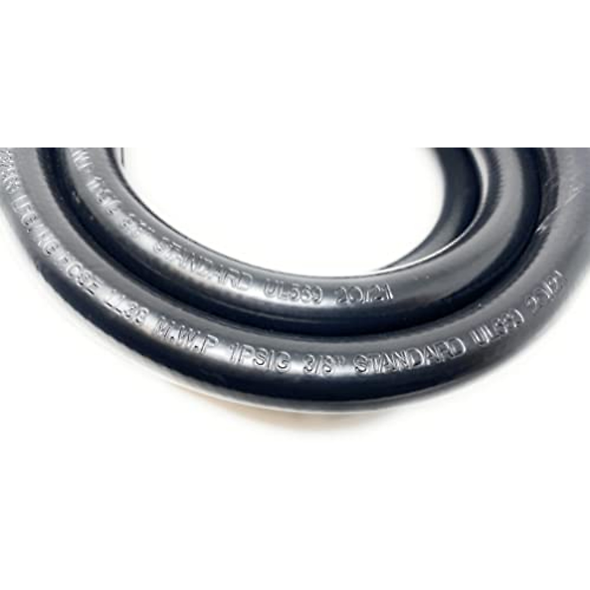 MI MADOL IMPORTS, LLC MADOL 8' LP Propane Gas Hose Assembly - 3/8" Male NPT x 3/8" Female Flare Coupling Connector Fitting [910-507] Low Pressure for Tanks RV BBQ Grills