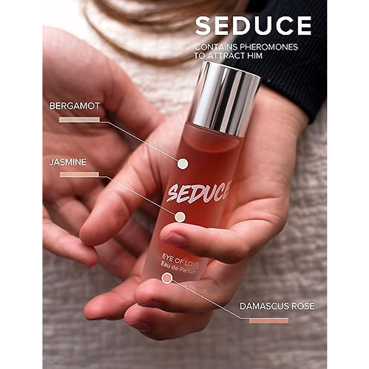 Eye Love Seduxe 30ml Pheromone Parfum- Experience the magic of sweet and seductive notes that celebrate femininity- Embrace the magic of Pheromones and live life to the fullest wherever you go.