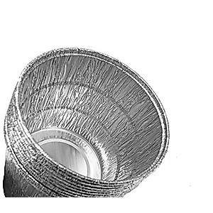 AJinTeby 20-Pack Aluminum Foil Grease Bucket Liners Replacement for Pit Boss Grills, 6.3” x 6.0” Grill Grease Bucket Liner