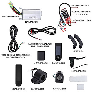 Scooter Controller Board 350W 36V Electric Scooter M365/PRO Dashboard Control Brakes and Displays with APP Control & Digital Display Function Controller Kit for Xiaomi M365 /Pro Scooter Parts