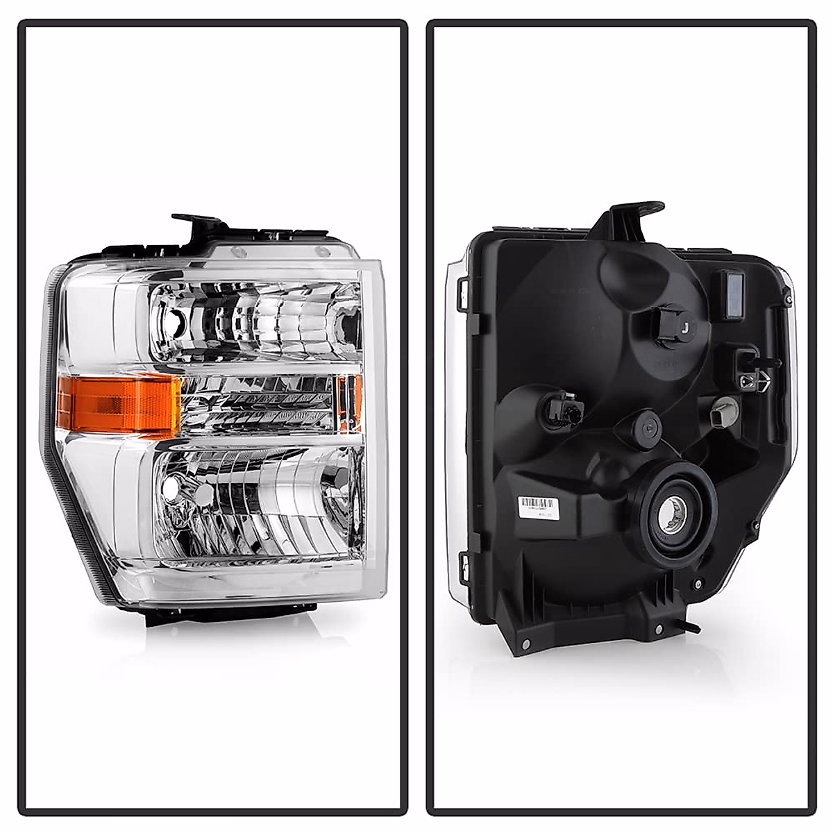 ACANII - For [Non-Sealed Beam] 2008-2014 Ford E150 E250 Van 08-21 E350 E450 Super Duty Headlight Headlamp Passenger Side