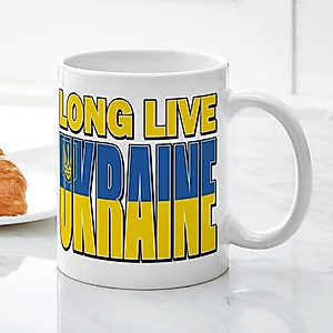 CafePress Long Live Ukraine Ceramic Coffee Mug, Tea Cup 11 oz