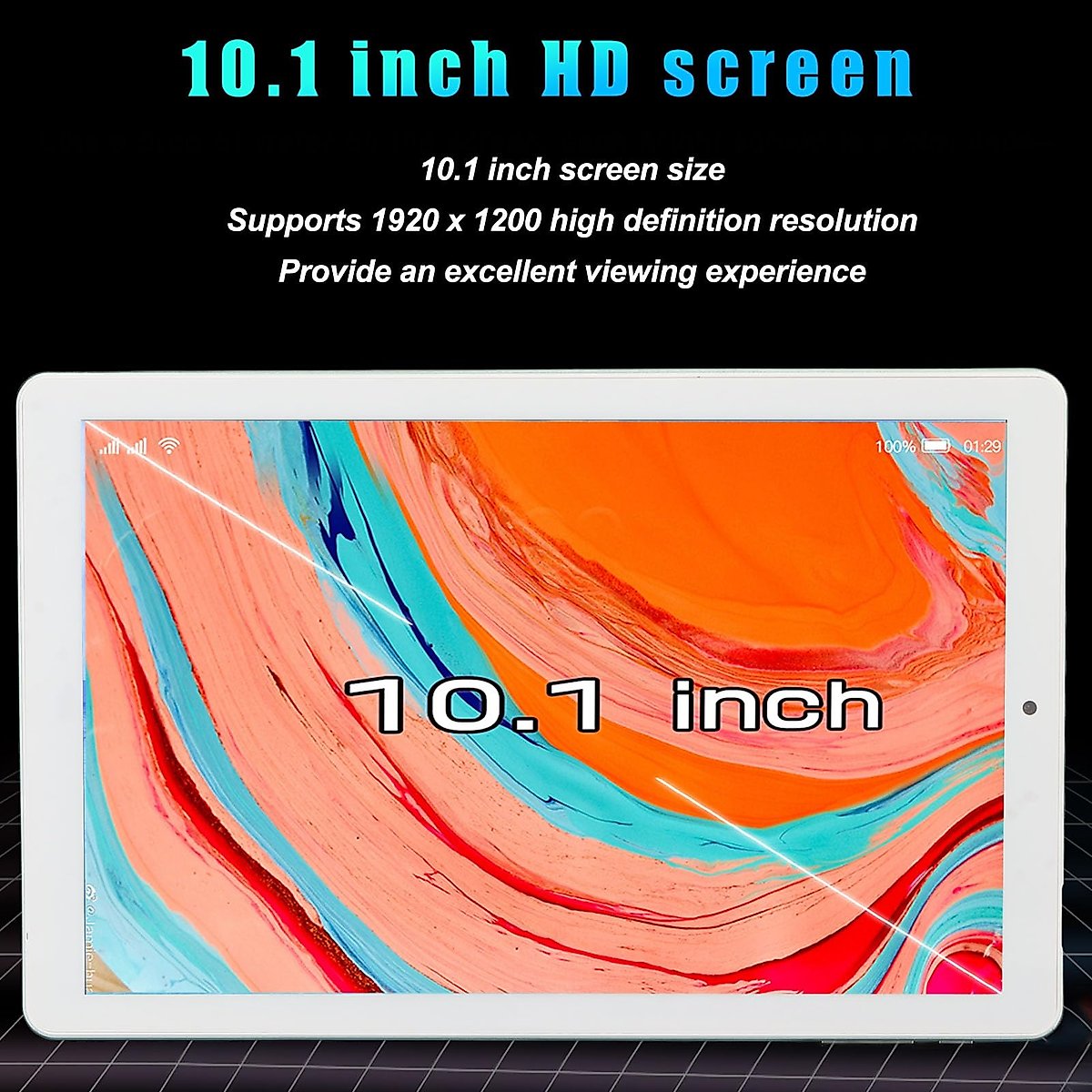 10.1 Inch Android Tablet, Android 11.0 Tablets, 5G WiFi 4GB 64GB 256GB Expandable Storage, 1920 * 1200 10.1 HD Display, 8+16MP Dual Camera and Speaker, MT6735 Octa Core CPU (Green)