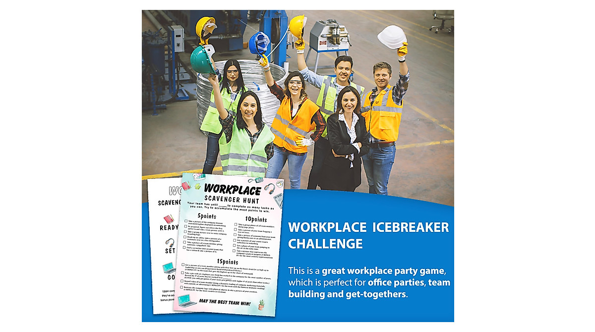 Engaging Work Party Photo Scavenger Hunt Game