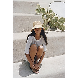 Lack of Color Women's The Inca Bucket Hat (Natural, Medium (57 cm))