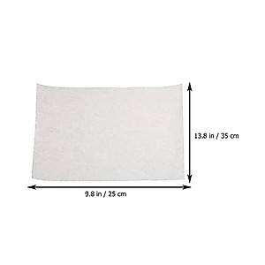 DOITOOL Bird Cage Liner Papers: 100Pcs Non-Woven Precut Absorbent Bird Cage Paper Liners Pad Pet Cages Cushion Birdcages Tray Mat Accessories for Bird Parrot Supplies