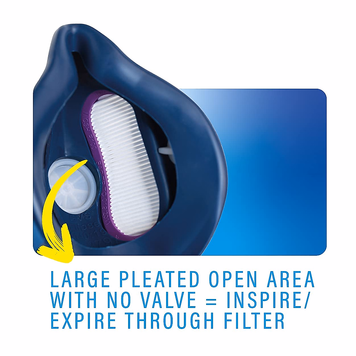 GVS ELIPSE P100 Elastomeric Half Mask Respirator with Source Control for Healthcare Professionals with Replaceable and Reusable Filters Included