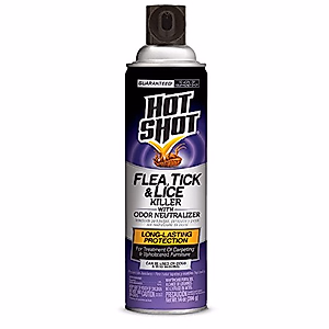 Hot Shot Flea, Tick & Lice Killer with Odor Neutralizer (Aerosol) 14 Oz (1 pack)