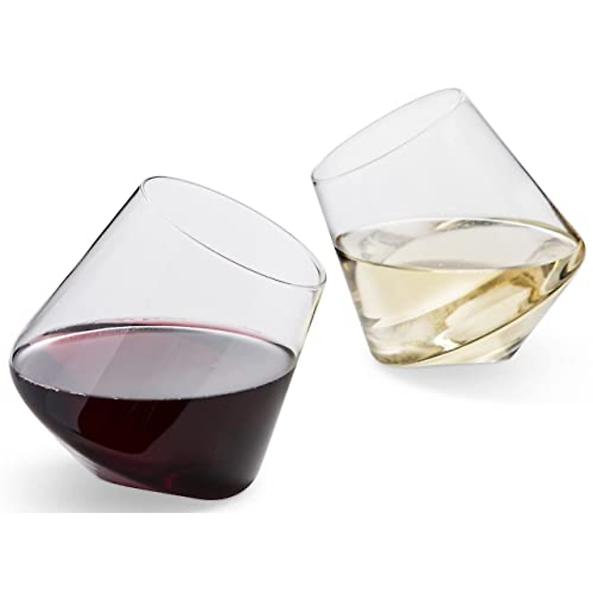 Stemless Wine Glasses Set of 2 Aerating wine glasses Elegant Wine Glasses Stemless large wine glass CulinexCo.com Red Wine Glass Tumbler stemless wine glass set cup wine cups non drip no spill glass