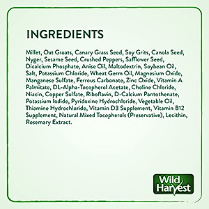 Wild Harvest Healthy Benefits Molting Supplement, 7.5 Oz, for All Birds