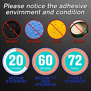 odbowuge [2 Pack Magnetic Phone Holder for Car[Upgrade Magnet] Phone Mount for Car,Car Phone Holder Mount 360 Adjustable, Dashboard Car Mount Fits Samsung iPhone etc All Smartphones