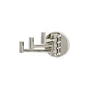 Alno Contemporary I A8385-MB Triple Swivel Robe Hook Matte Black