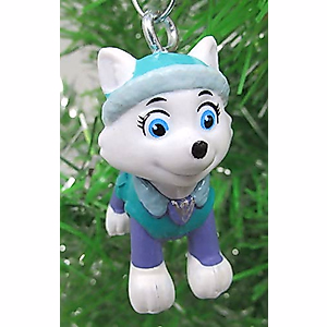 Ryder, Chase, Tracker and Friends Random Christmas Ornament Set of 8 - Unique Shatterproof Plastic Design