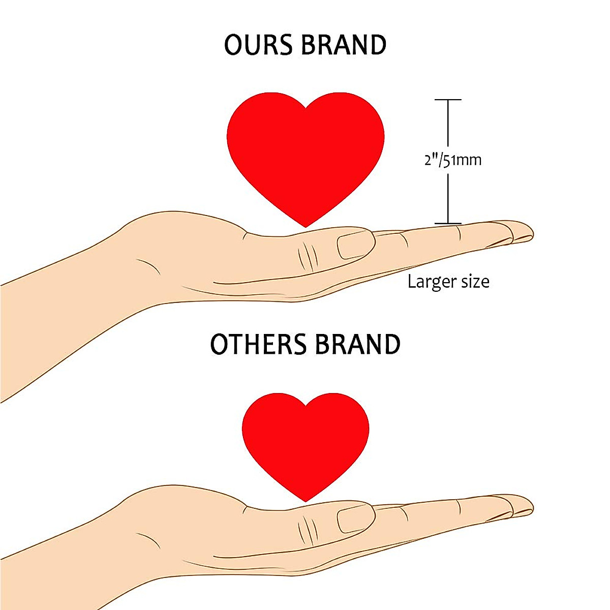 KMUYSL 512 PCS Valentine's Day Heart Stickers Labels Sheets | Valentines Day Decorations | Party Favors Gifts Decorations Supplies | Party Decorative Stickers