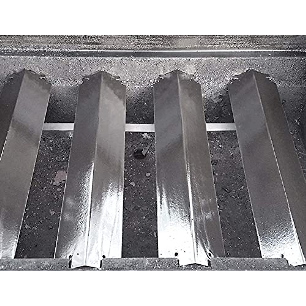 Votenli P9332A (4-Pack) 16" Porcelain Steel Heat Plate Replacement for Charboil 463225312, 463225315, 463244011, 463257010, 466244011, 466244012, 463224912, 463231711, 463247209, 463247310, 463247512