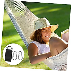 Toddmomy 1 Set Children's Swing Chair Baby Sets Kids Suit Swing for Kids Tree Swing Kit Swing Set Hanging Kit Outdoor Swing for Kids Rope for Hammock Tree Swing Hanging Kit Strap Black Tie