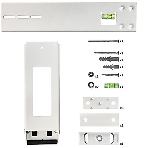 Yehchi Window Air Conditioner Mounting Support Bracket, Universal AC Unit Window Stand Mount Brackets Support Up to 165 lbs Designed for 9,000 to 22,000 BTU A/C Units