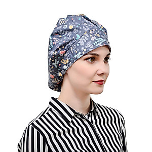 DREYOLIFE 3 Piece Bouffant Hats Cotton Sweatband Value Set