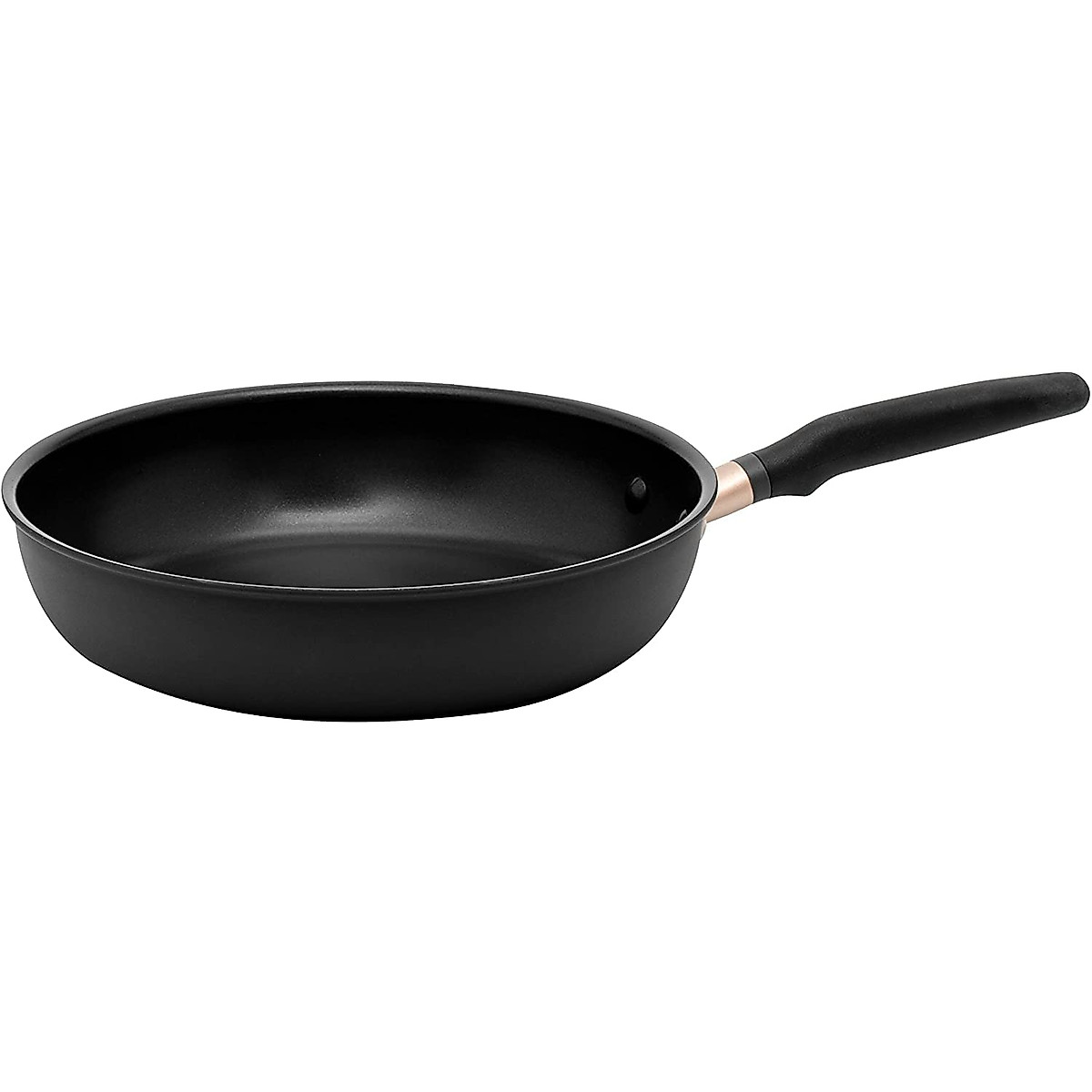 Meyer Nonstick 10" Skillet, Induction Compatible Frying Pan, Hard Anodized Nonstick Frypan, Dishwasher Safe Egg Pan, Oven Safe Omelette Pan, Matte Black with Silicone Handle, Accent Series Cookware