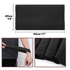 MoKo Neck Gaiter Face Mask Women Men 4 Pack, Bandana Headband Scarf Neck Gaiter, UV/Dust Protection Reusable Washable Stretchy Breathable Balaclava for Outdoor Cycling Motorbike