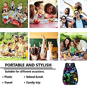 NPVNW Cartoon 3D Backpack Travel Daypack Shoulder Bag Anime Laptop Bookbag Gifts With Pencil Case 4