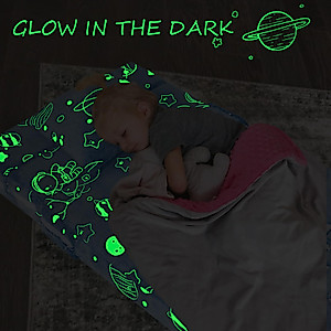 Folding Sofa Bed Floor Mattress for Kids, Glow Tri Folding Mattress Kid Fold Up Sofa Futon Folding Chair Bed, Child Foldable Mattress Floor Bed Folding Couch Trifold Mattress for Playroom