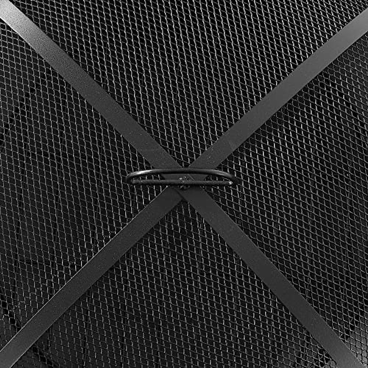 IUHJNWE 26" Metal Round Outdoor Burning Pit, Garden Patio Multipurpose Metal Fire Pit for Camping, Outdoor Heating, Campfire and Picnic