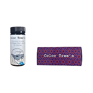 Color Tree's 3000ppm Chlorine Dioxide Test Strips - 50 Strips - 0-3000ppm Range - DIY CDS - OEM Custom ClO2 Test Strips