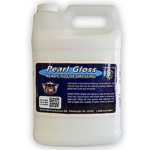 Detail King Pearl Gloss - Car Interior Cleaner & Dressing - Hard & Soft Vinyl Cleaner, Leather Cleaner - UV Protection - Gallon