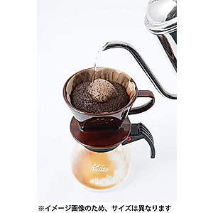 Kalita Ceramic Coffee Dripper 101 Lotto Brown # 01003