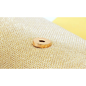 RAPENG Women's Evening Bag Glitter Clutch Wedding Bridal Purse Sparkle Cocktail Party Prom Handbag (gold)