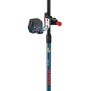 BOSCH Telescoping Pole with 1/4-Inch by 20-Inch Laser Mount BP350