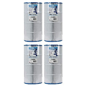 Unicel C-8600 Filter Cartridges Hayward Star Clear II C1500 CX800RE PA80 (4Pack)