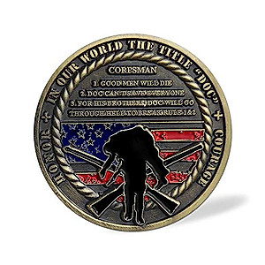 U.S. Navy Corpsman DOC Challenge Coin Devil Corpsman Commemorative Coin