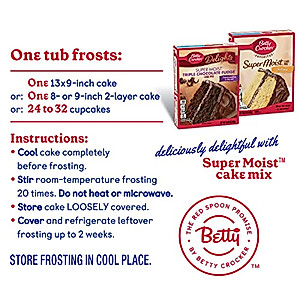 Betty Crocker Gluten Free Whipped Chocolate Frosting, 12 oz.