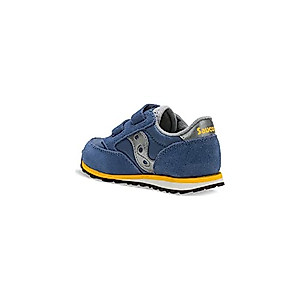 Saucony mens Baby Jazz Hook & Loop Sneaker, Blue/Grey, 10.5 US