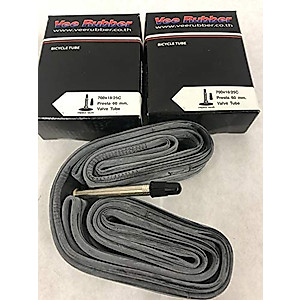 Two (2) 700x18C 700x25CNew Bicycle Inner Tubes Presets 60mm Fixie Road Bike