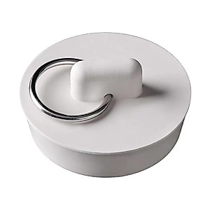 Leewoth 3pcs Rubber Sink Stopper Set Rubber Drain Stopper Universal Bathtub Drain Plug with Hanging Ring 1-7/8 Inch to 2 Inch Bathroom Sink Stopper