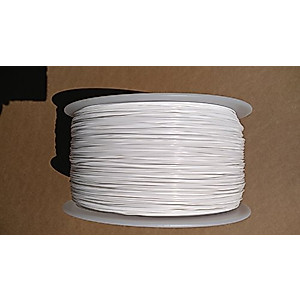 White 1.75mm 5KG Spool (11 lbs/roll) FilaCube PLA 2 (PLA 2nd Generation) Pure Real White 3D Printer Filament [Made in USA] polylactic Acid FDM