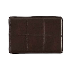 Linon Home Décor Kingston Backless Barstool by Linon, 32" x 18.75" x 13.25", Brown Patch Bar