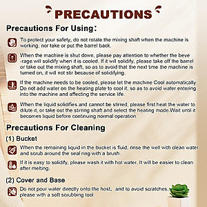 YUCHENGTECH 5L Commercial Hot Chocolate Machine Maker Dispenser Hot Chocolate Dispenser Warmer Machine Hot Beverage Warmer for Heating Chocolate Coffee Milktea CE Certification (110V, 5L)