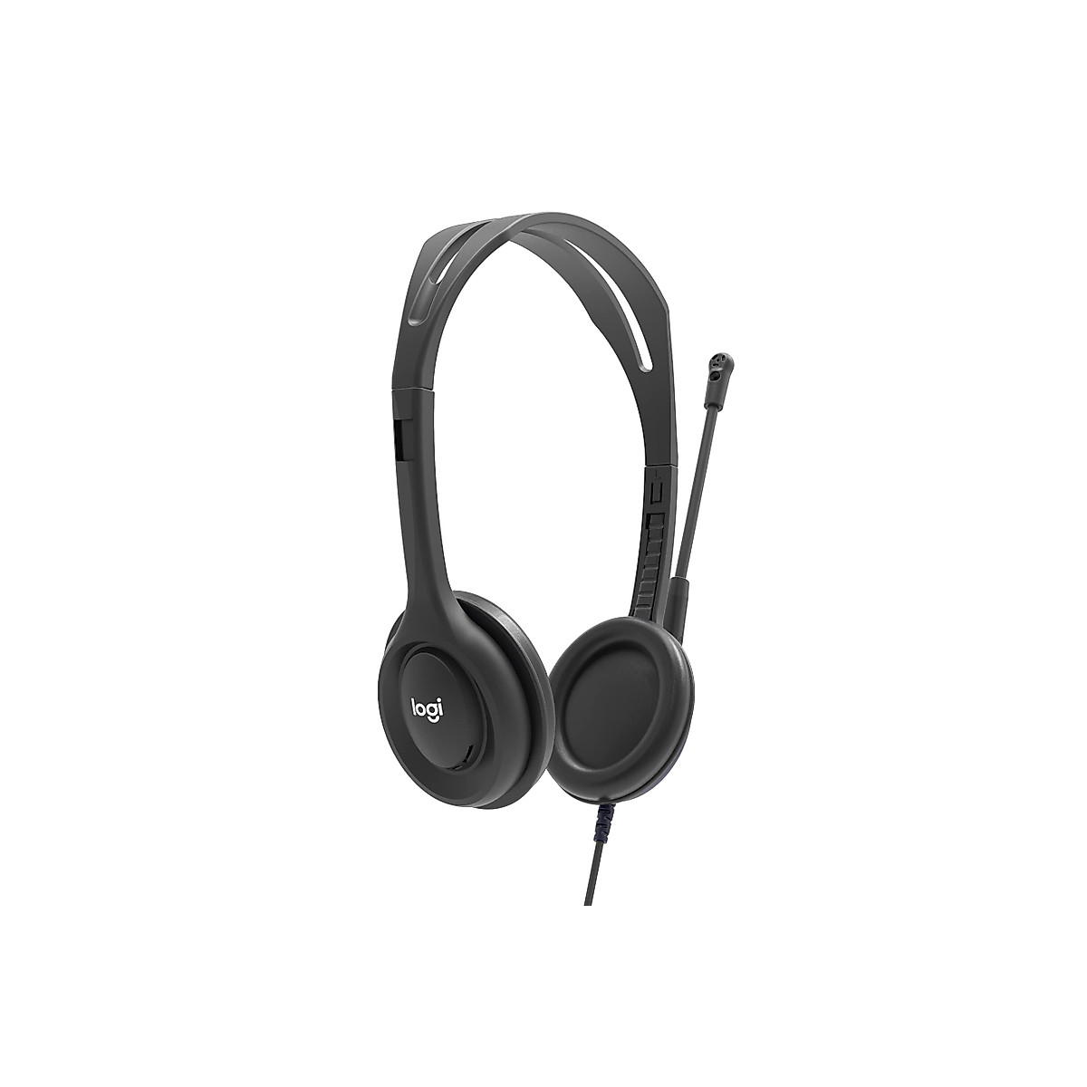 Logitech H111 Stereo Headset with 3.5 mm Audio Jack, Black