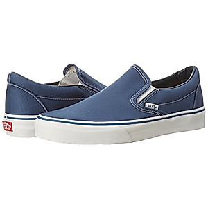Vans Unisex Classic Slip-On(tm) Core Classics Navy Sneaker Men's 8.5, Women's 10 Medium