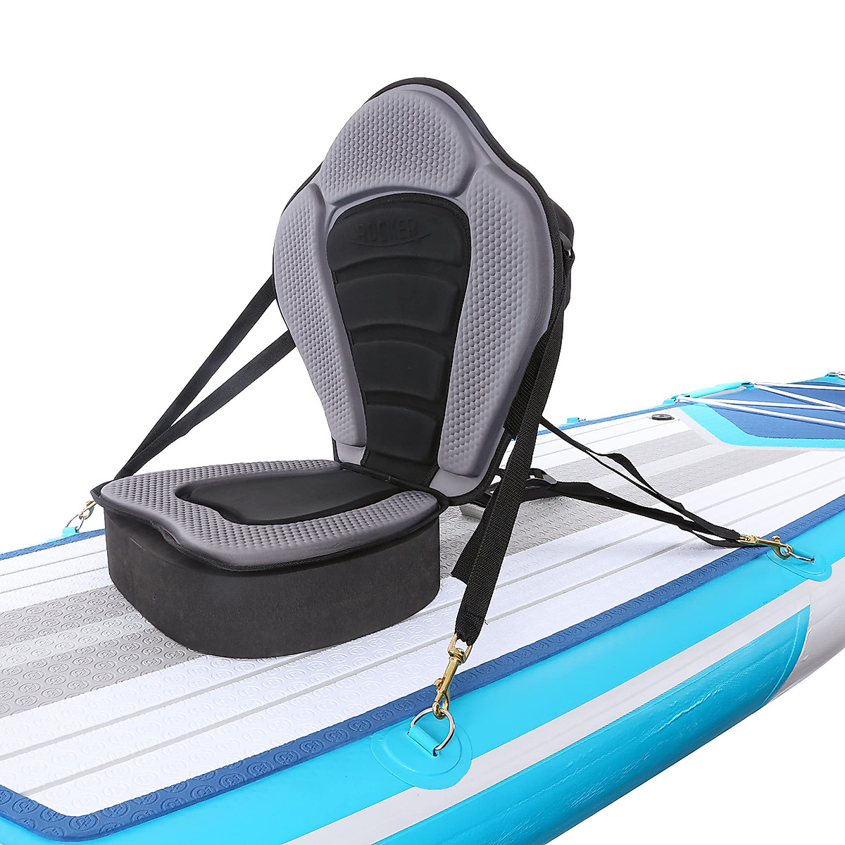 iROCKER Universal Kayak Seat for Inflatable Paddle Board and SUP with Detachable Storage Bag - Cushioned backrest to Provide Support During Paddling