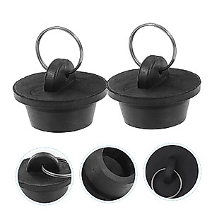 5pcs Sink Plug Bath Tub Stoppers Drain Stopper Bathroom Tub Kitchen Sink Stopper Bathtub Drain Cover Tub Drain Stopper Rubber Sink Stopper Tub Plug for Bathtub Bath Tub Drain Plug