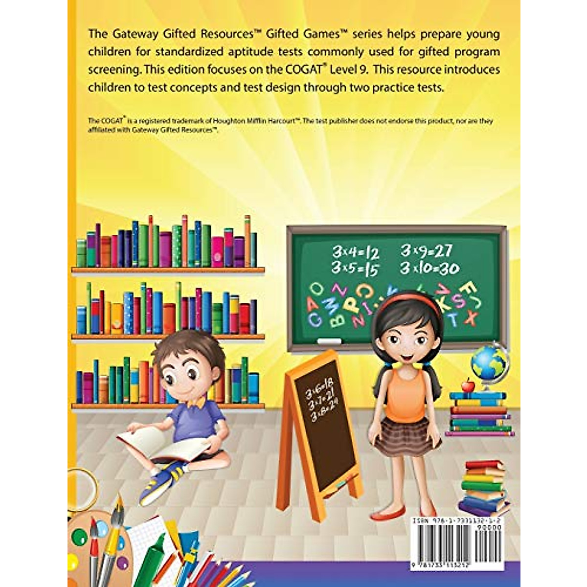 COGAT Test Prep Grade 3 Level 9: Gifted and Talented Test Preparation Book - Practice Test/Workbook for Children in Third Grade