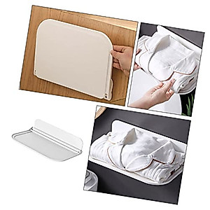 Cabilock Foldable Display Room Rack Board Hand Stick On Towel Decor Free Storage Hanger Book Kitchen Living Organizing Organizer Bedroom Office Shelves Mounted Wall-Mounted Wall Shelving