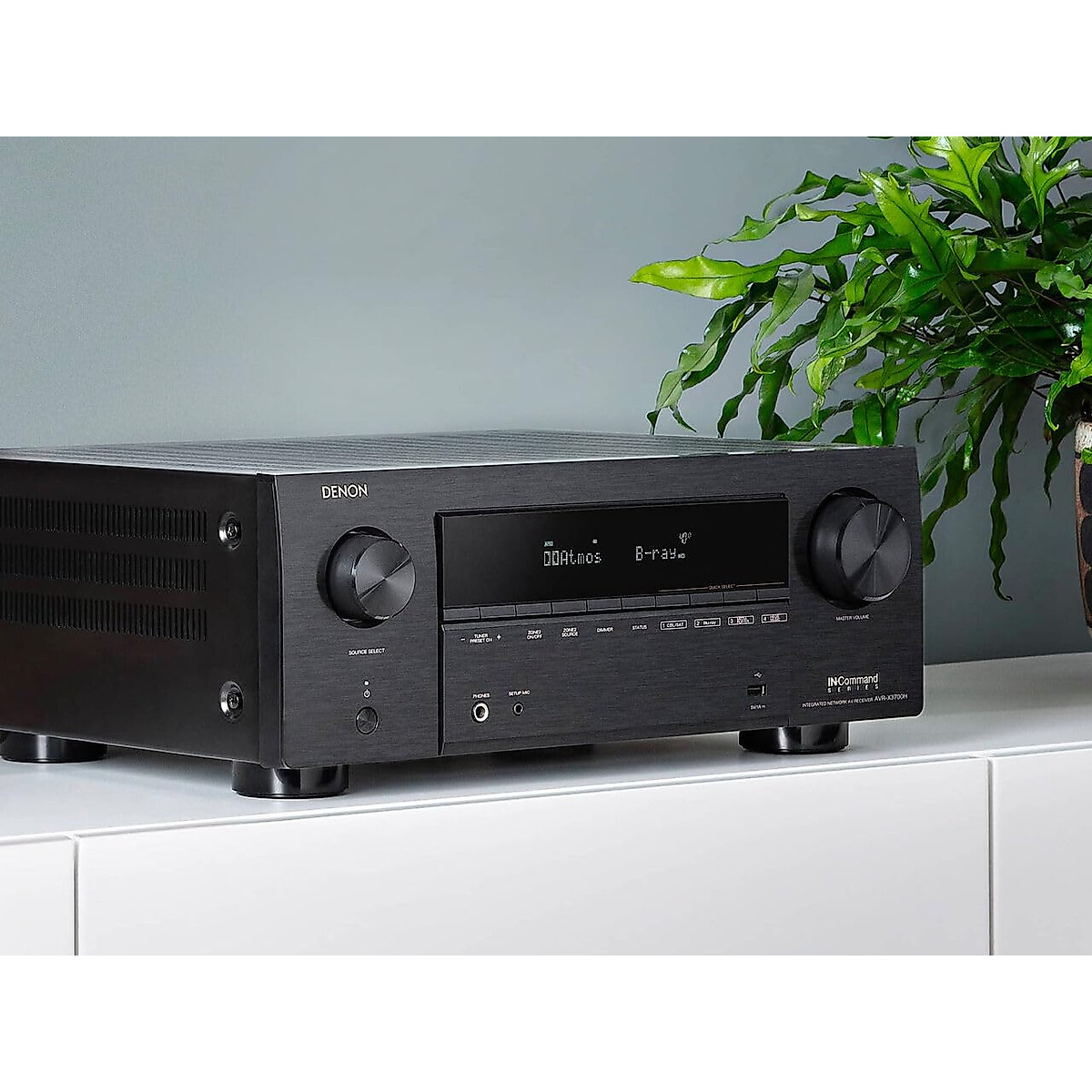 Denon AVR-X3700H 8K Ultra HD 9.2 Channel (105Watt X 9) AV Receiver 2020 Model - 3D Audio & Video with IMAX Enhanced, Built for Gaming, Music Streaming, Alexa + HEOS